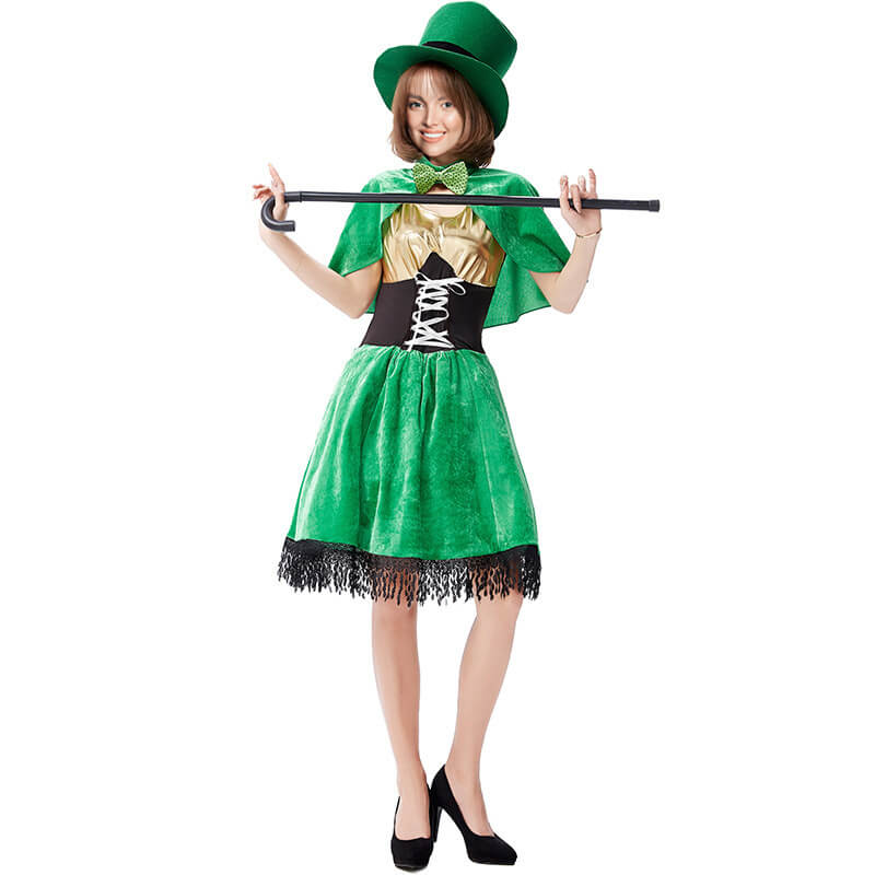 Leprechaun Costume Adult St Patricks Day Outift Irish Leprechaun Perfo ...