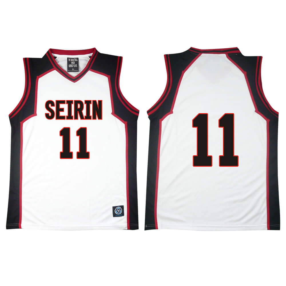 Kuroko's Basketball Jersey SEIRIN School White Vest and Shorts Number – Sun Baby