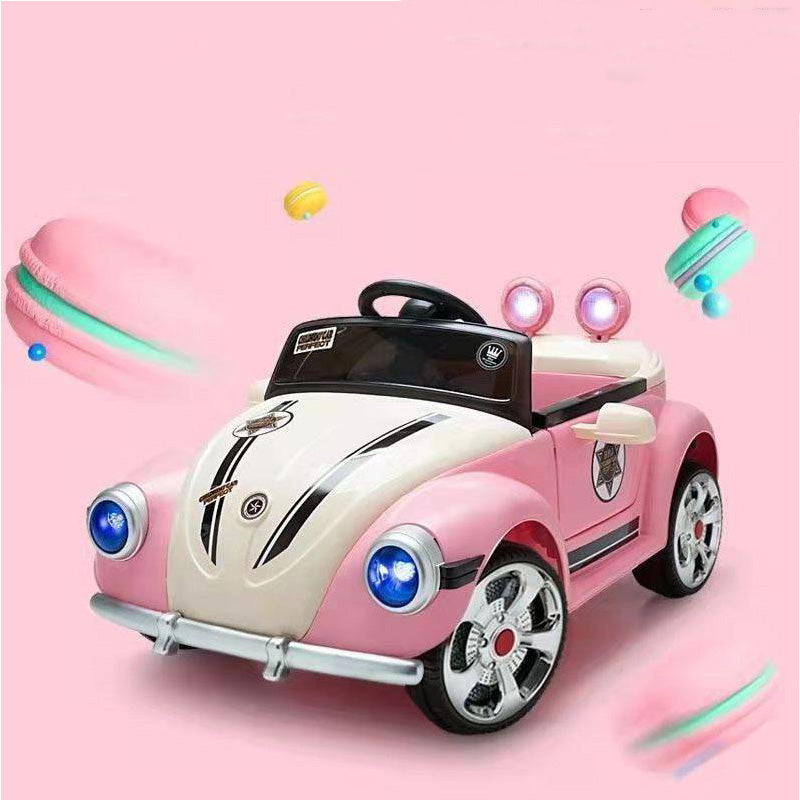 12V Kids Electric Car Pink Princess Ride-On Car w/ 2.4G Remote Battery ...