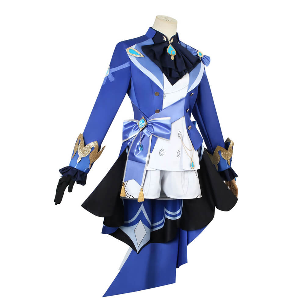 Focalors Cosplay Costume God of Justice Furina Outfit Full Set with Ha ...