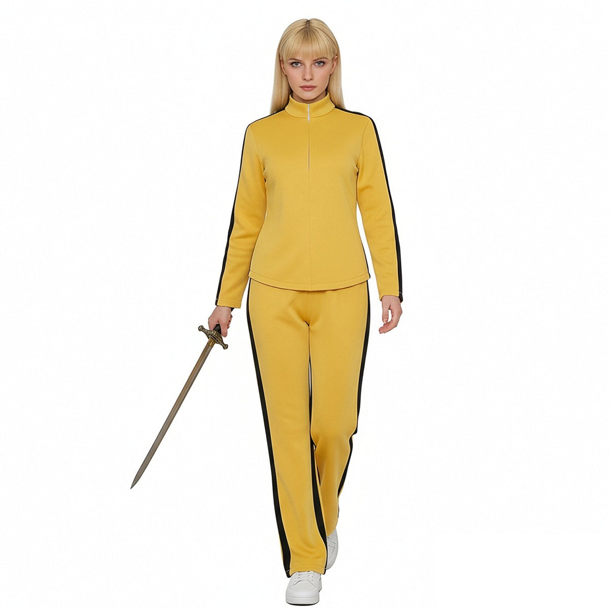 Women Beatrix Costume Yellow Bloody Affair The Bride Outfit Jacket and ...
