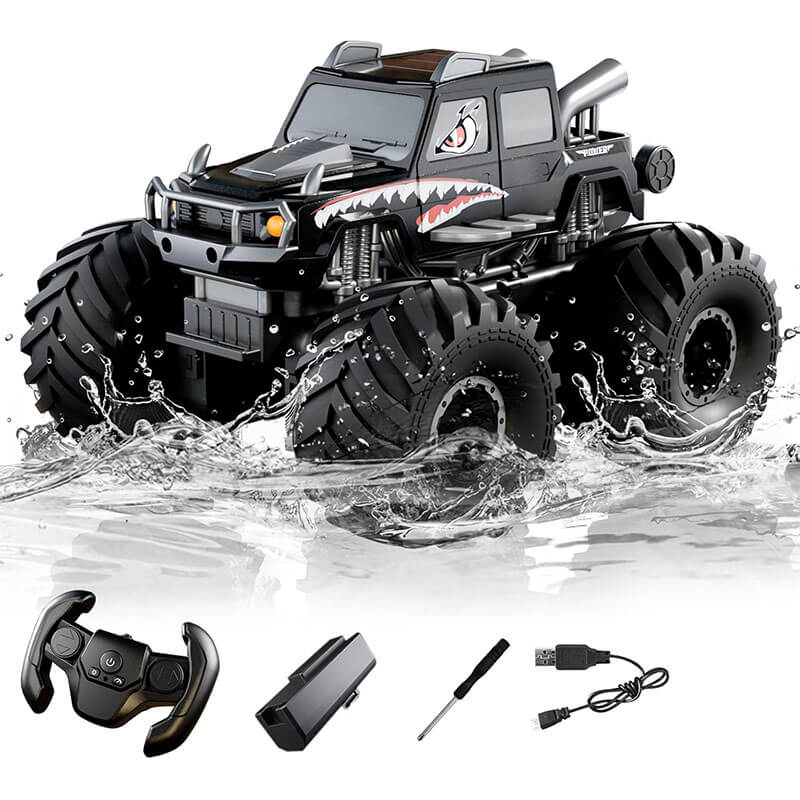 2.4G Amphibious RC Car 360° Rotation Drift Car Waterproof Off-Road Mon ...