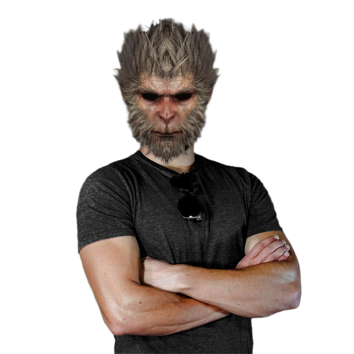 Black Myth Wukong Mask, Monkey King Face Mask, Funny Monkey Head Costu ...