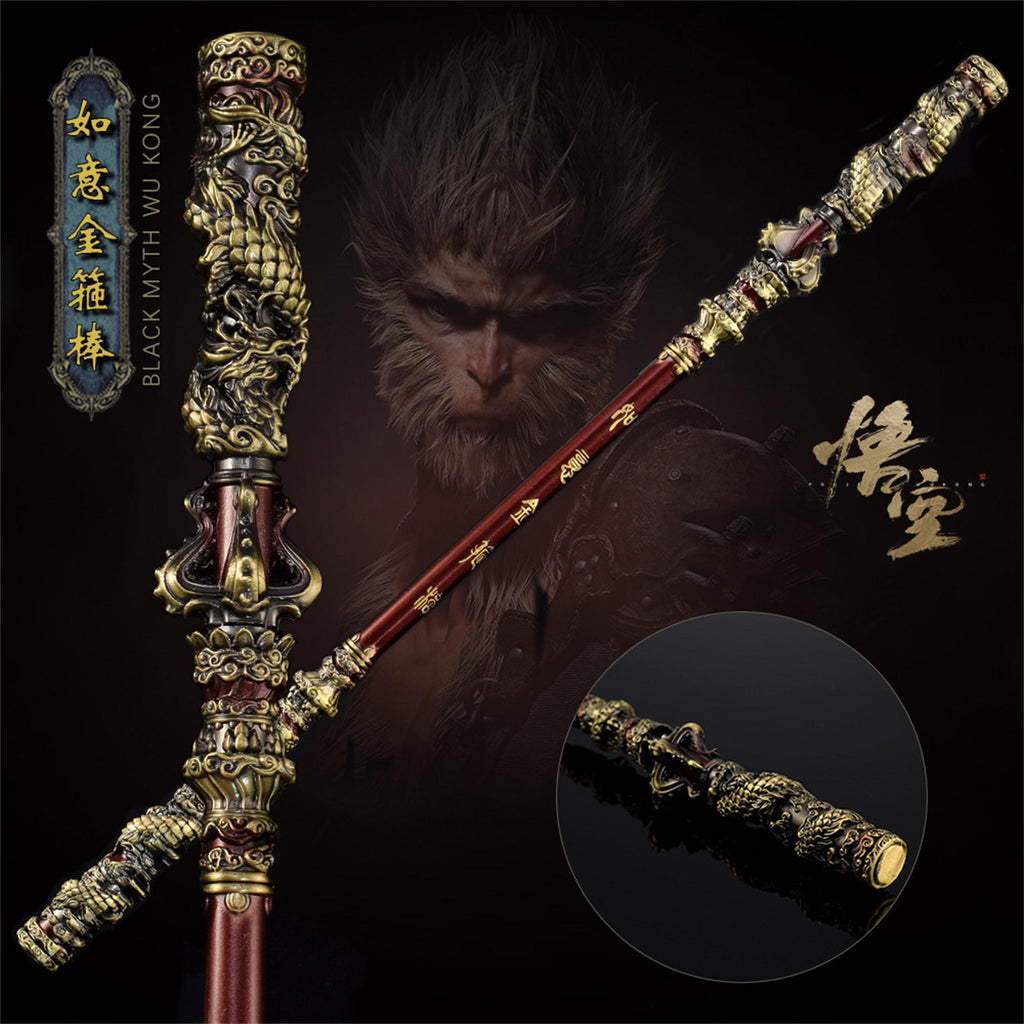 Black Myth Wukong inspired Ruyi Jingu Bang, Wukong weapon, magical iro ...