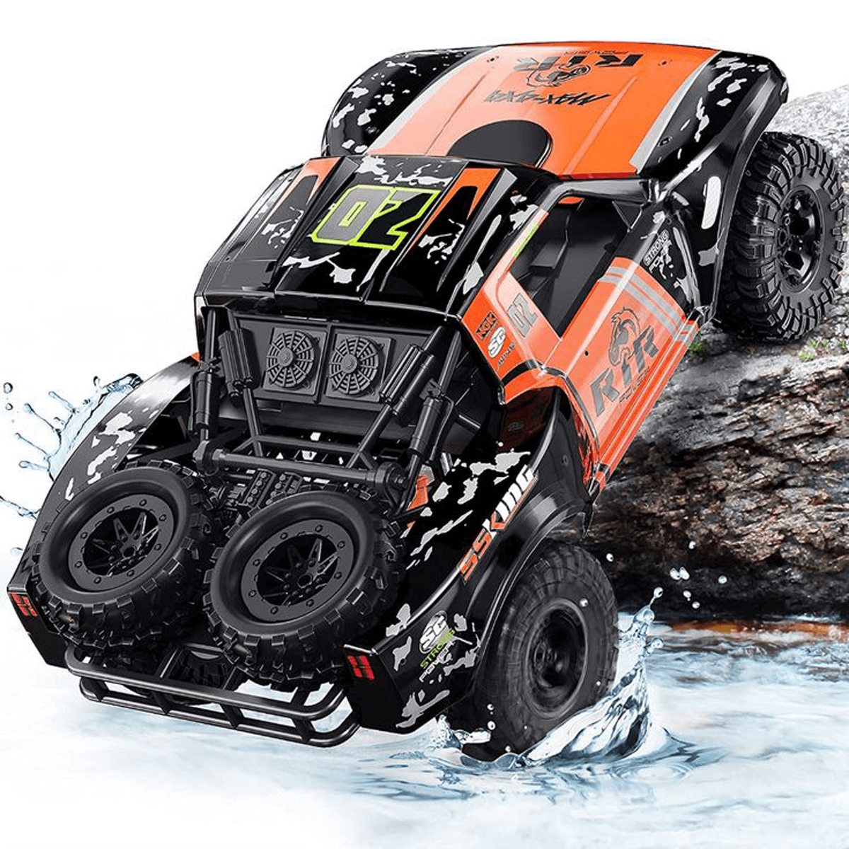 Amphibious RC Cars 1/8 Scale RC Rock Crawler Radio Controlled Monster ...