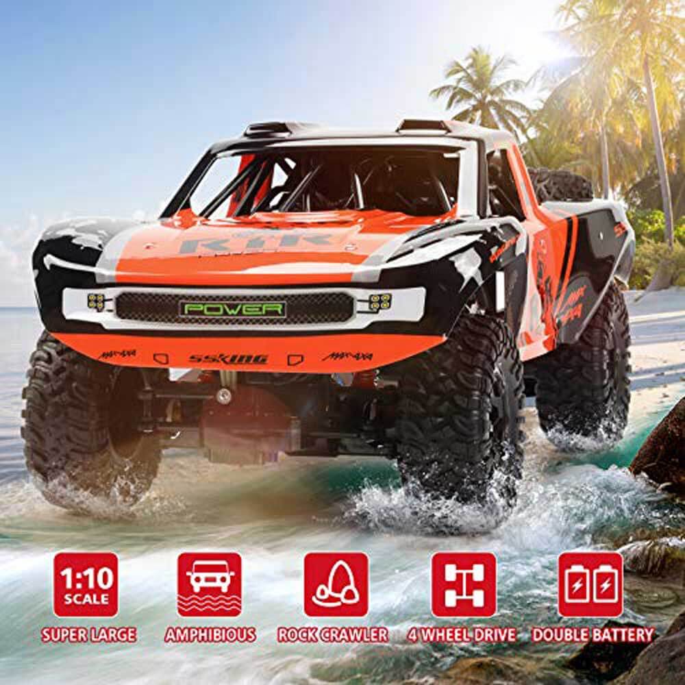 Amphibious RC Cars 1/8 Scale RC Rock Crawler Radio Controlled Monster ...