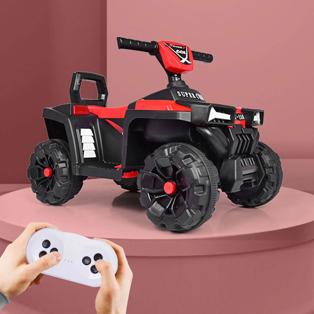 Kids ATV with Remote 4 Wheeler Electric ATV Ride on Car wih Light Musi ...
