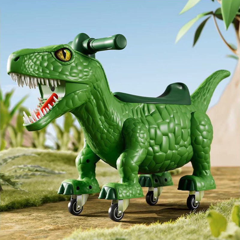 Kids Dinosaur Ride On Car Spray Ride on Toy Four Wheels Sliding Car Ou ...