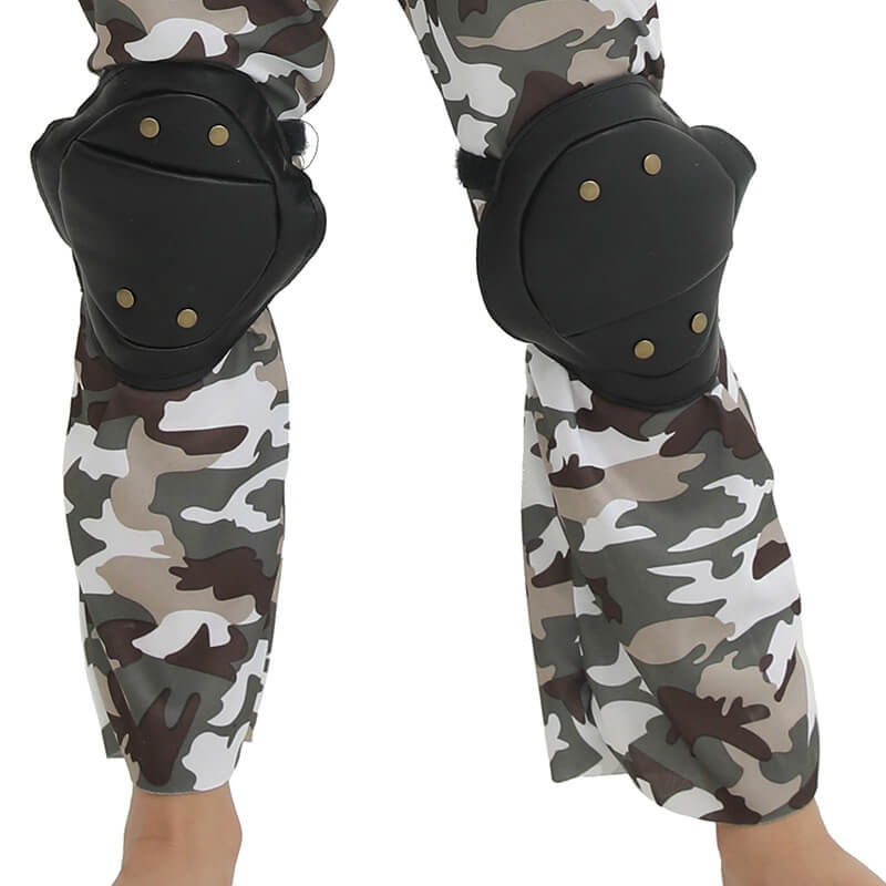 Kids SWAT Costume Tactical Vest Helmet and Camouflage Suit Police Outf ...