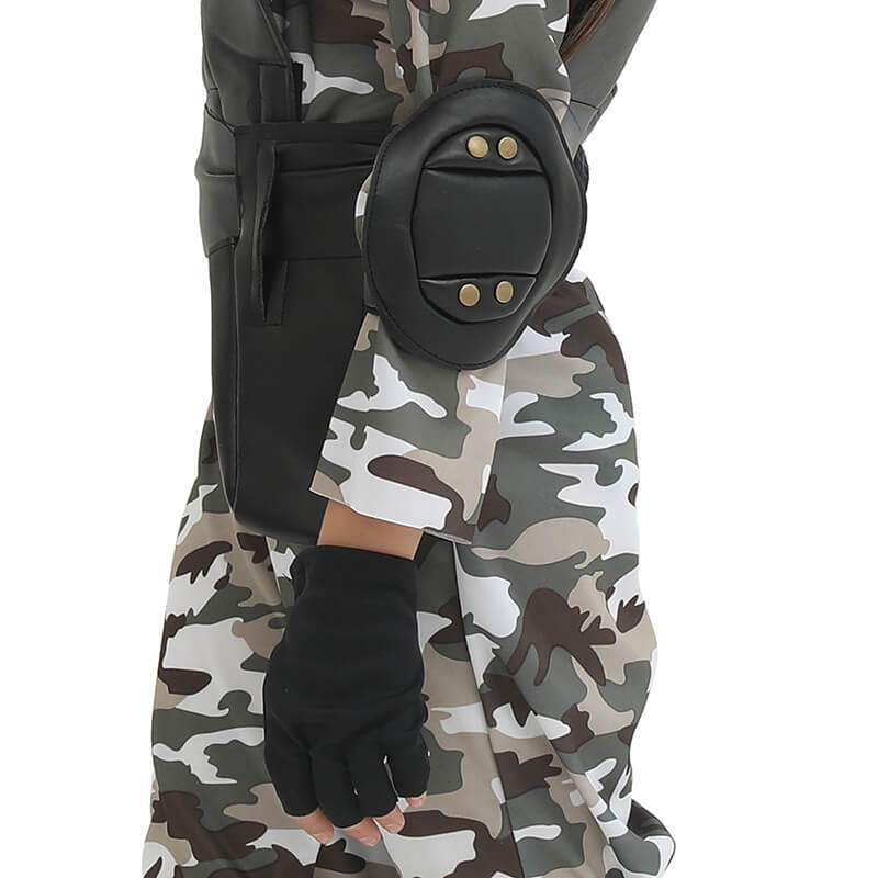 Kids SWAT Costume Tactical Vest Helmet and Camouflage Suit Police Outf ...