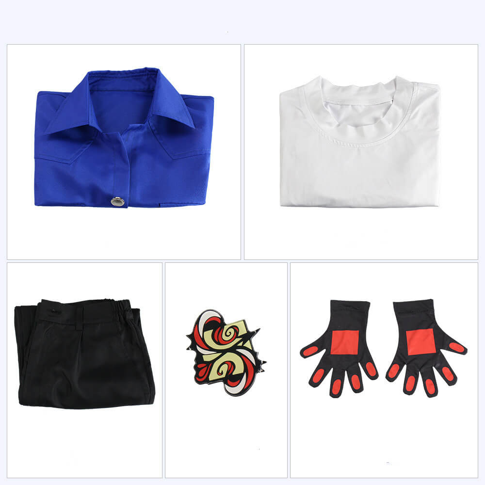 Adult Langa Costume Full Set Wig SK8 the Infinity Outfit for Teens Hal ...