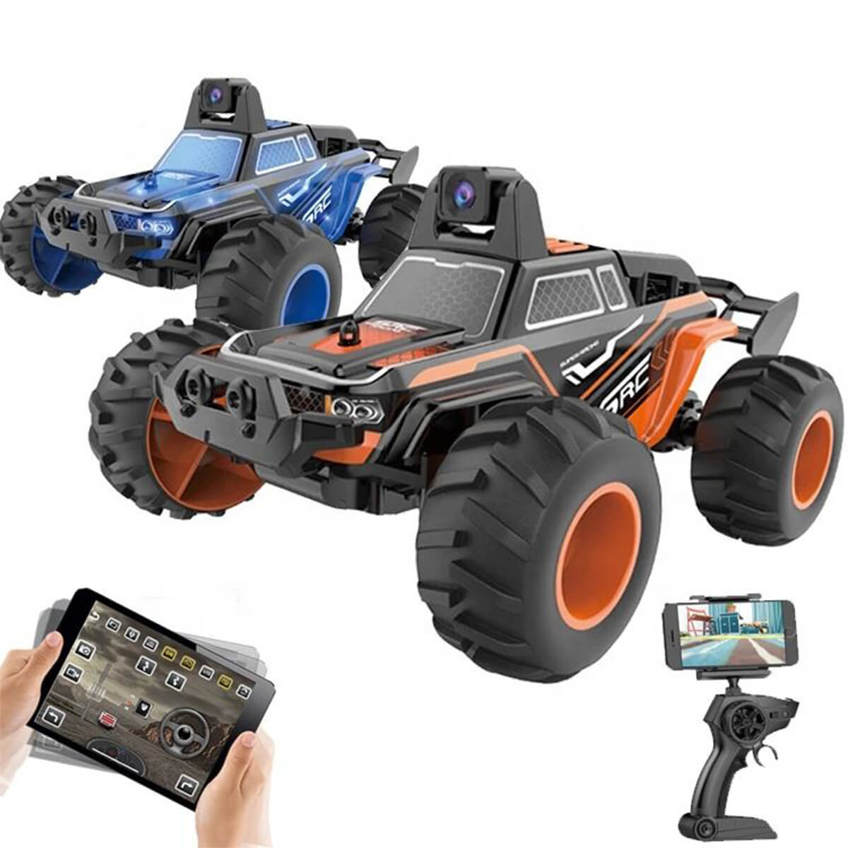 1/32 Mini Remote Control Car with HD Wifi Camera 2.4Ghz Off-Road RC Ve ...