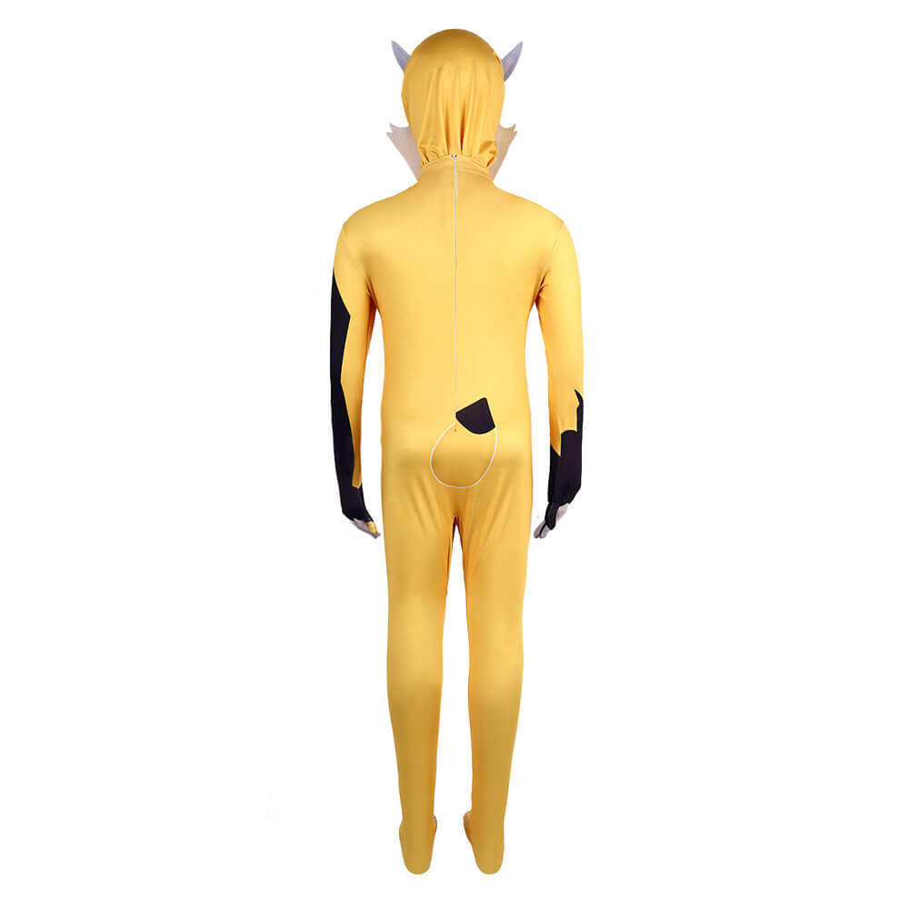 Palworld Costume Grizzbolt Cosplay Outfit Jumpsuit and Helmet 2pcs Sui ...