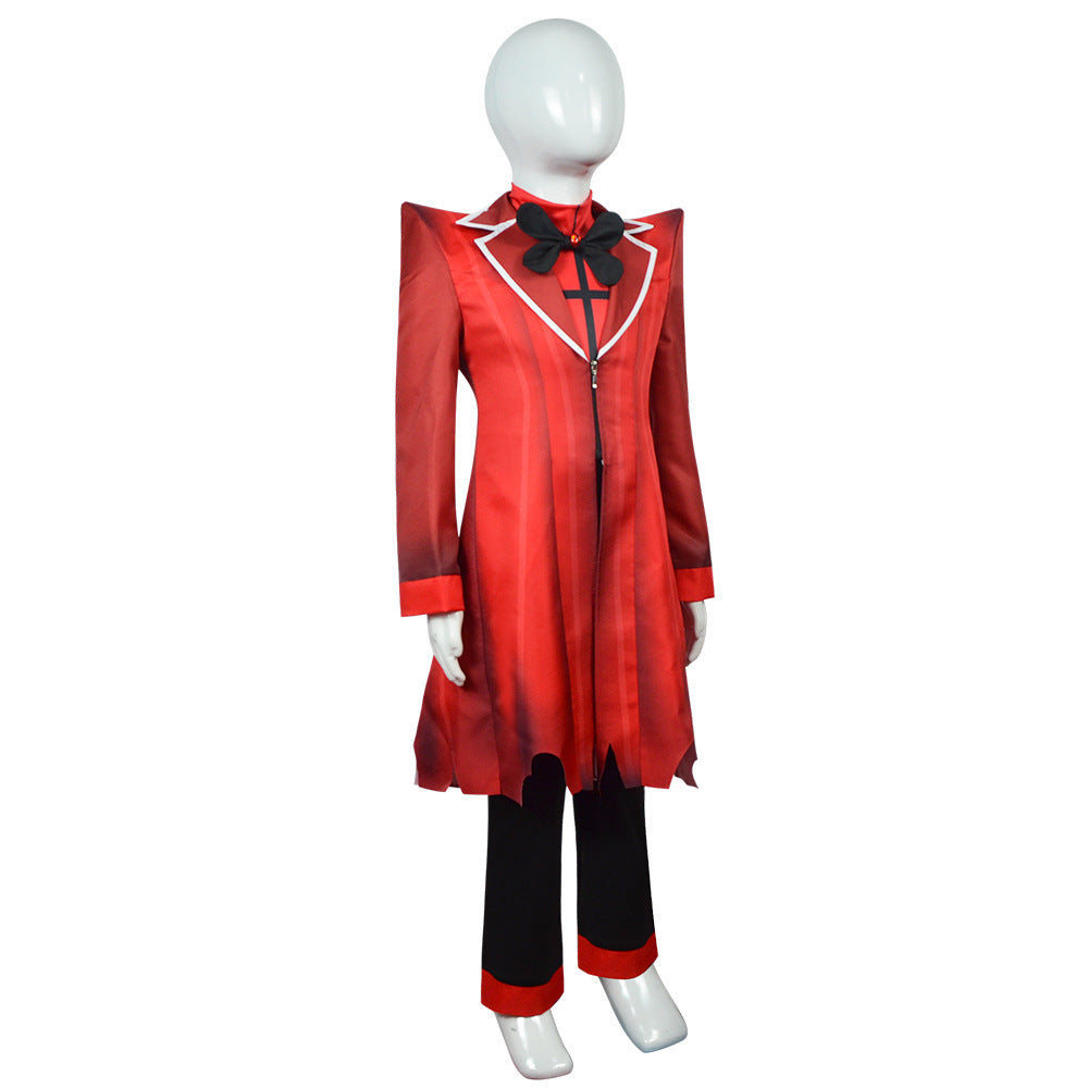 Kids Alastor Cosplay Suit Children Red Costume Full Set – Sun Baby