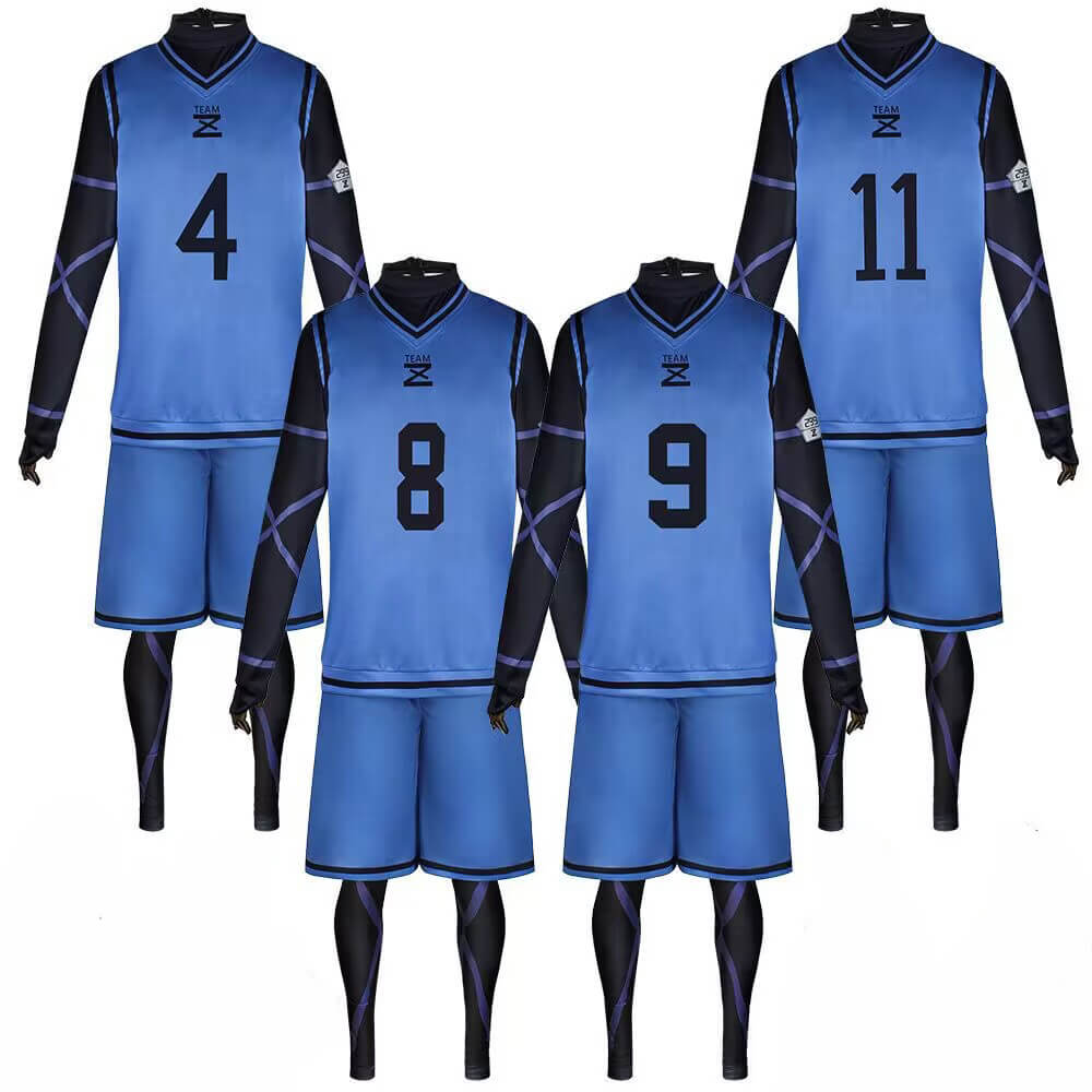 Blue Lock Jersey & Shorts Football Training Uniform Optional Isagi Yoi ...