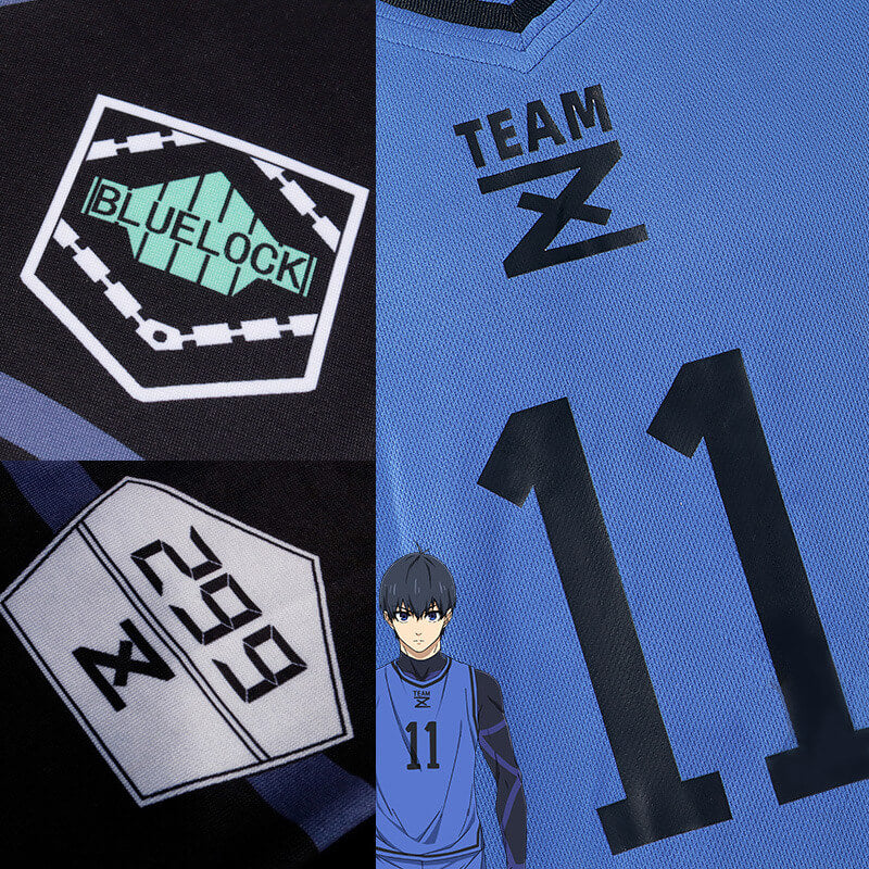 Blue Lock Jersey & Shorts Football Training Uniform Optional Isagi Yoi ...