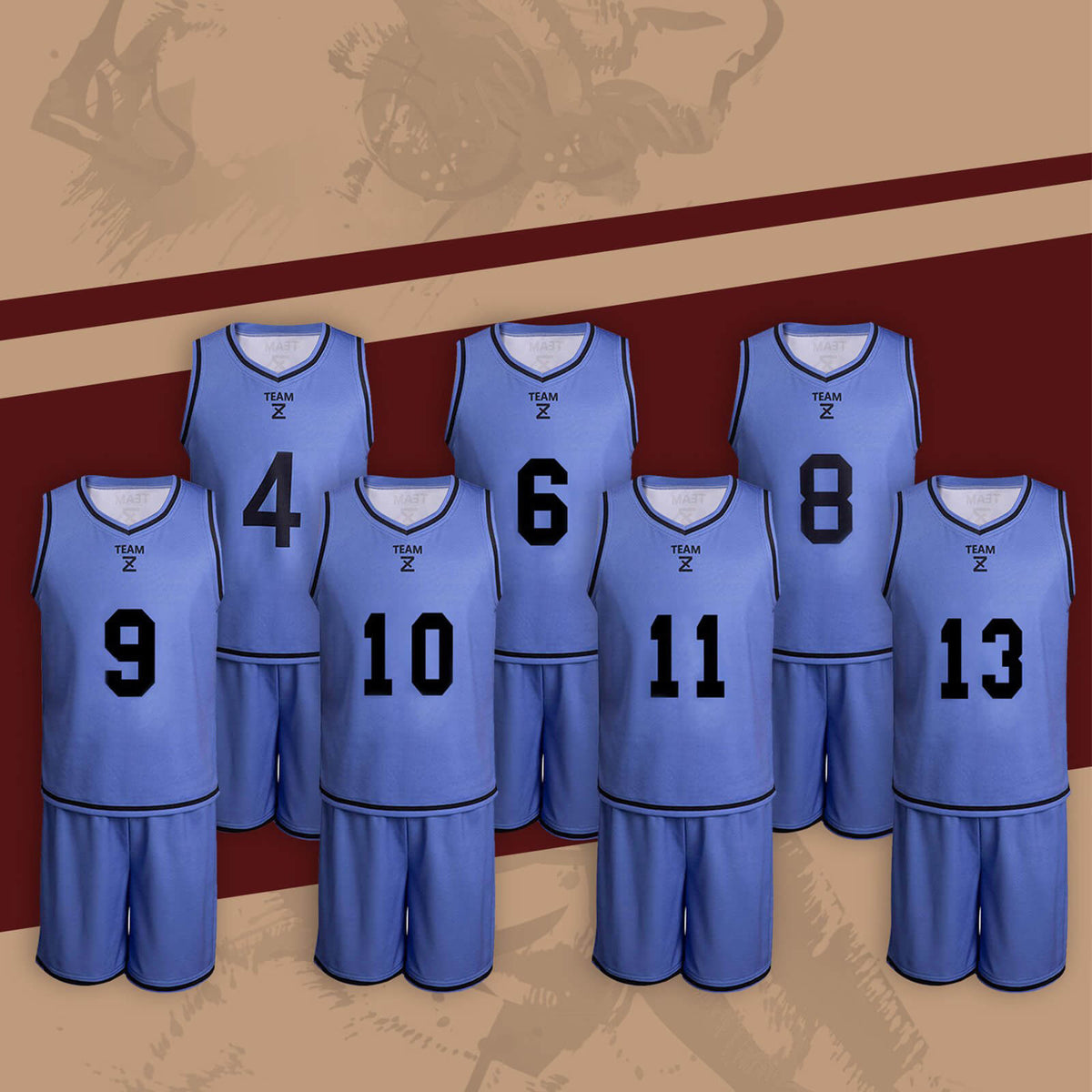 Blue Lock Jersey & Shorts Football Training Uniform Optional Isagi Yoi ...