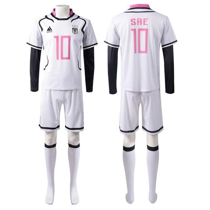 Mens Sae Itoshi Jersey Japan U-20 Football Team Uniform No.10 Sae Spor ...