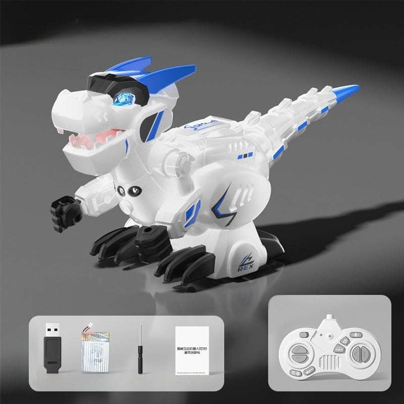 2.4G Remote Control Dinosaur Intelligent Induction Dinosaur Recording ...