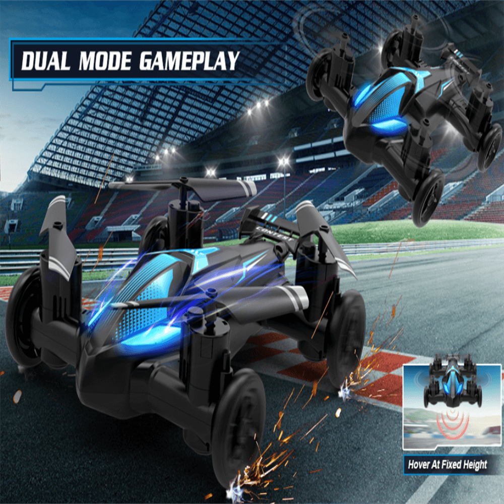 2in1 RC Drone Flying Cars Remote Control Quadcopter Stunt Land-Air Car ...