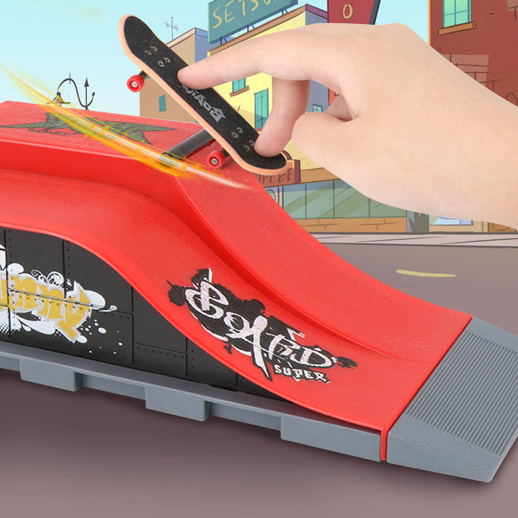 New Finger Skateboards Mini Finger Toys Set Mini Scooter Finger Roller ...