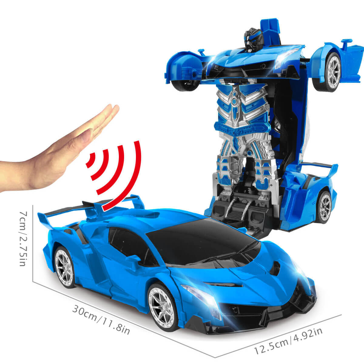 1:14 Remote Control Transformer Robot Car Toys Gesture Sensing RC Car ...