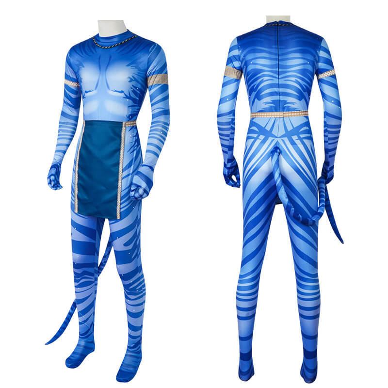 Jake Sully Jumpsuit The Way of Water Na'vi Costume Jake Cosplay Outfit ...