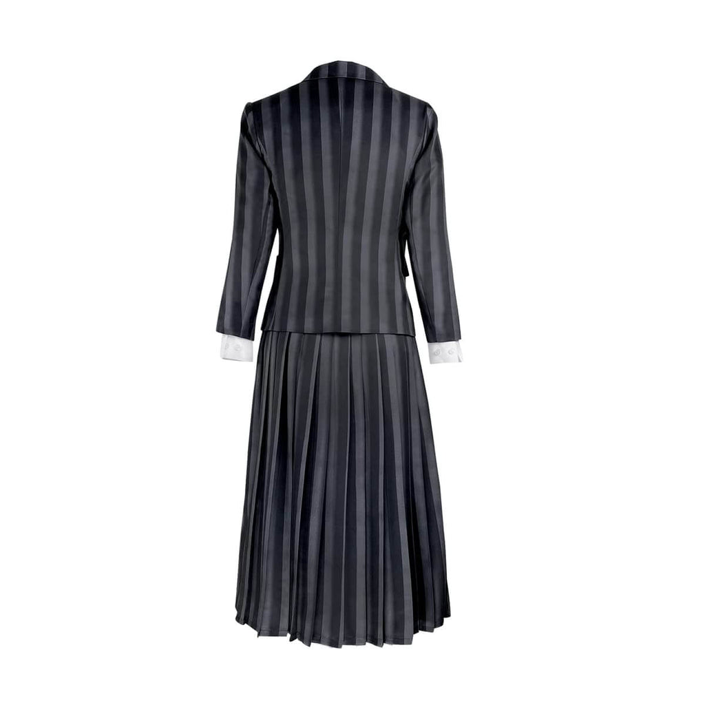 Wednesday Addams School Uniform Nevermore School Dress 5pcs Suit Wedne ...