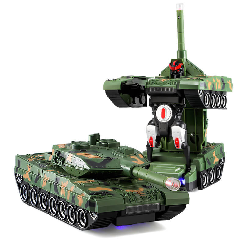 RC Tank Deformable Remote Control Car Robot Battle Tank Toy Full Funct ...